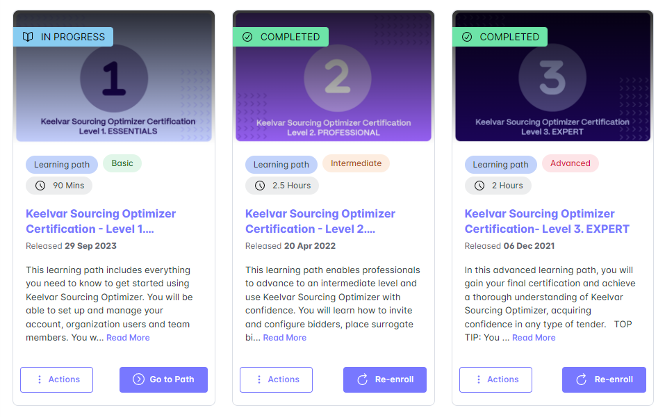 Keelvarsity: Product training and resources – Keelvar Support Portal