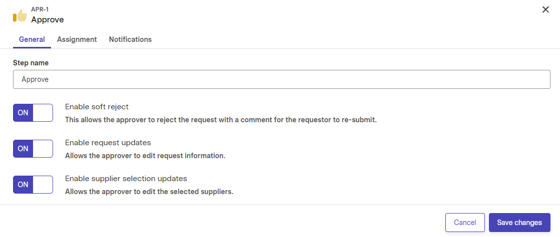 Workflow orchestration: Approve – Keelvar Support Portal