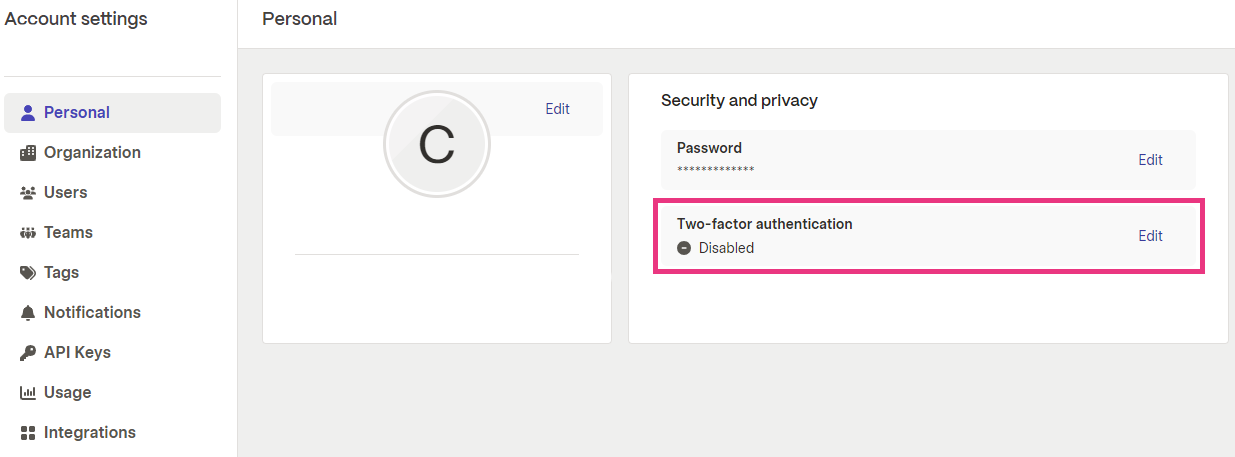 Enabling two-factor authentication – Keelvar Support Portal Enabling two-factor authentication – Keelvar Support Portal