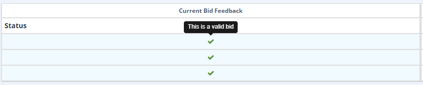 Bid Status – Keelvar Support Portal
